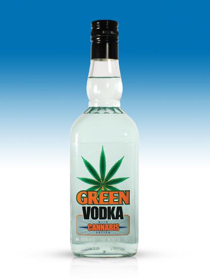Green Vodka with Cannabis ízesített vodka 37,5% 0,7l - Vodka